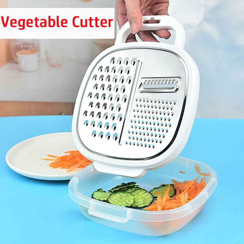 Multi-Purpose-Vegetable-Cutter-With-Lid-Stainless-Steel-Lunch-Box ...