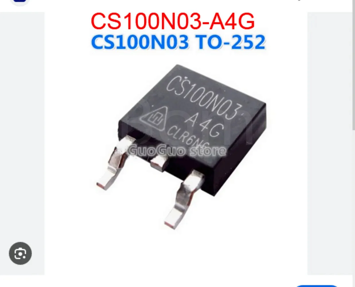 10PCS-LOT-CS100N03-A4G-CS100N03-MOS-Tube-30V-100A-Lithium-Battery ...