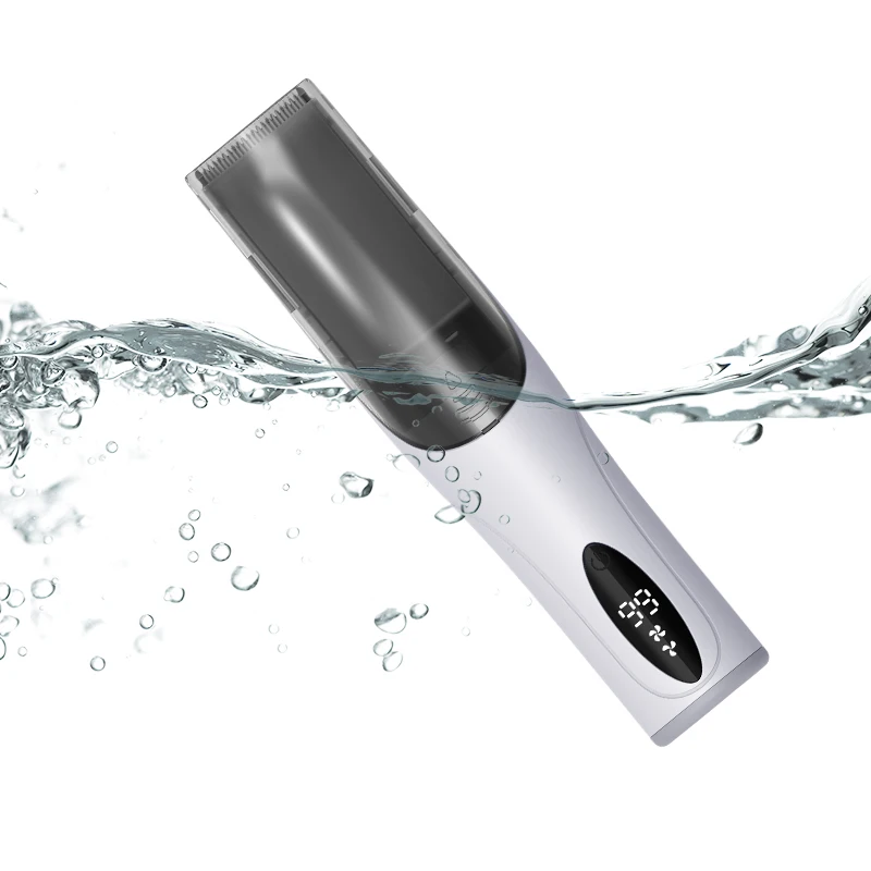 IPX7-Waterproof-Electric-Trimmer-with-Suction-Function-Vacuum-shaver ...