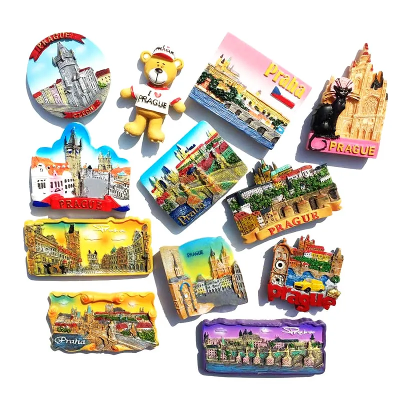 Czech Republic Tourist Souvenir Magnetic Magnets for The Refrigerator ...