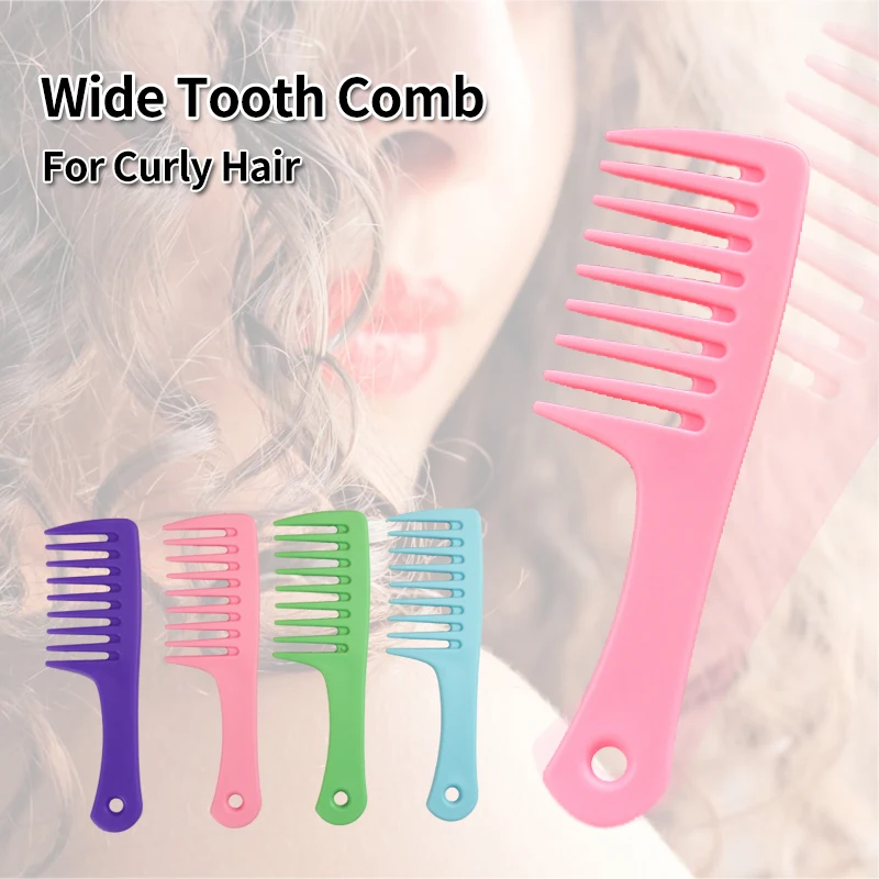 Small-Wide-Tooth-Comb-For-Curly-Hair-Professional-Salon-Detangling ...