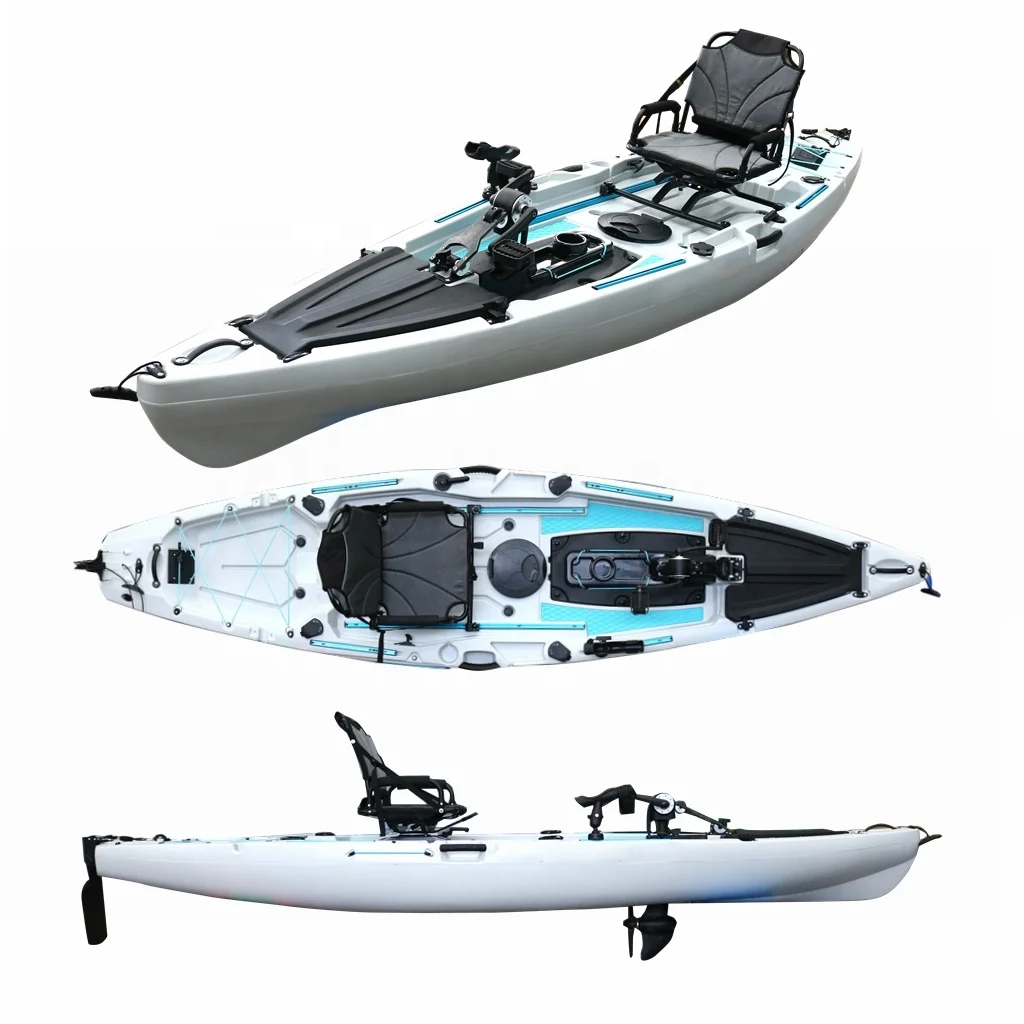 Style 12ft Single Person LLDPE Fishing Kayak Hot Sale Ocean Touring ...