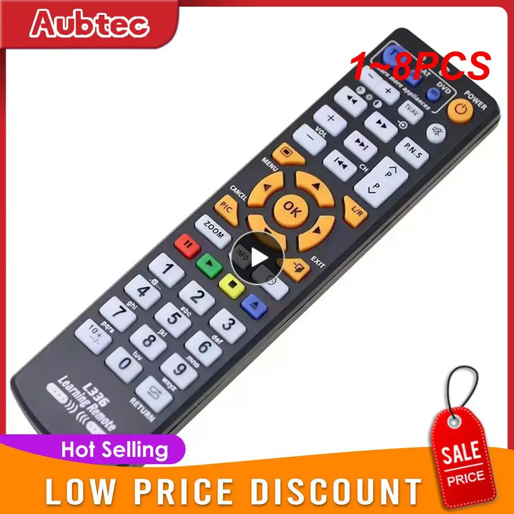 1-8PCS-Universal-Smart-Remote-Control-Controller-IR-Remote-Control-With ...