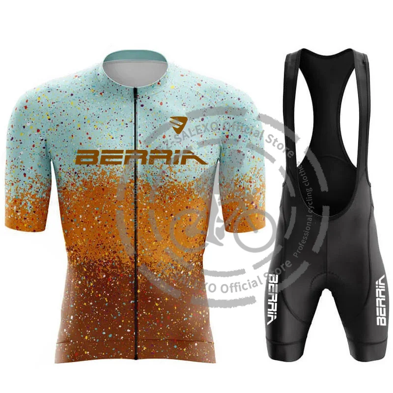 BERRIA-Conjunto-de-ropa-de-ciclismo-para-hombre-Jersey-de-manga-corta ...