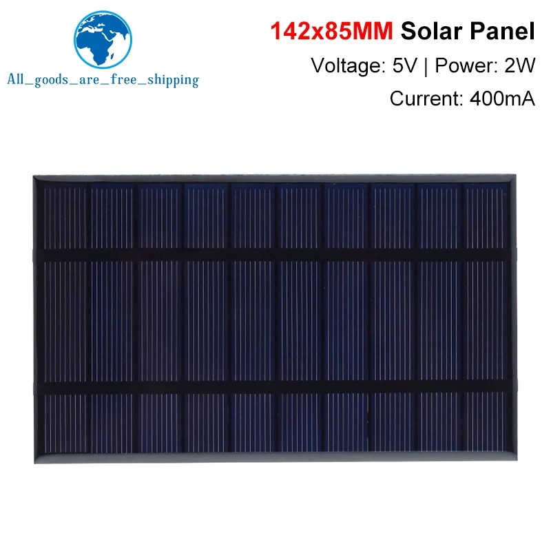 Smart-Electronics-400mA-5V-2W-Solar-Cells-Solar-Panel-Phone-Charger ...