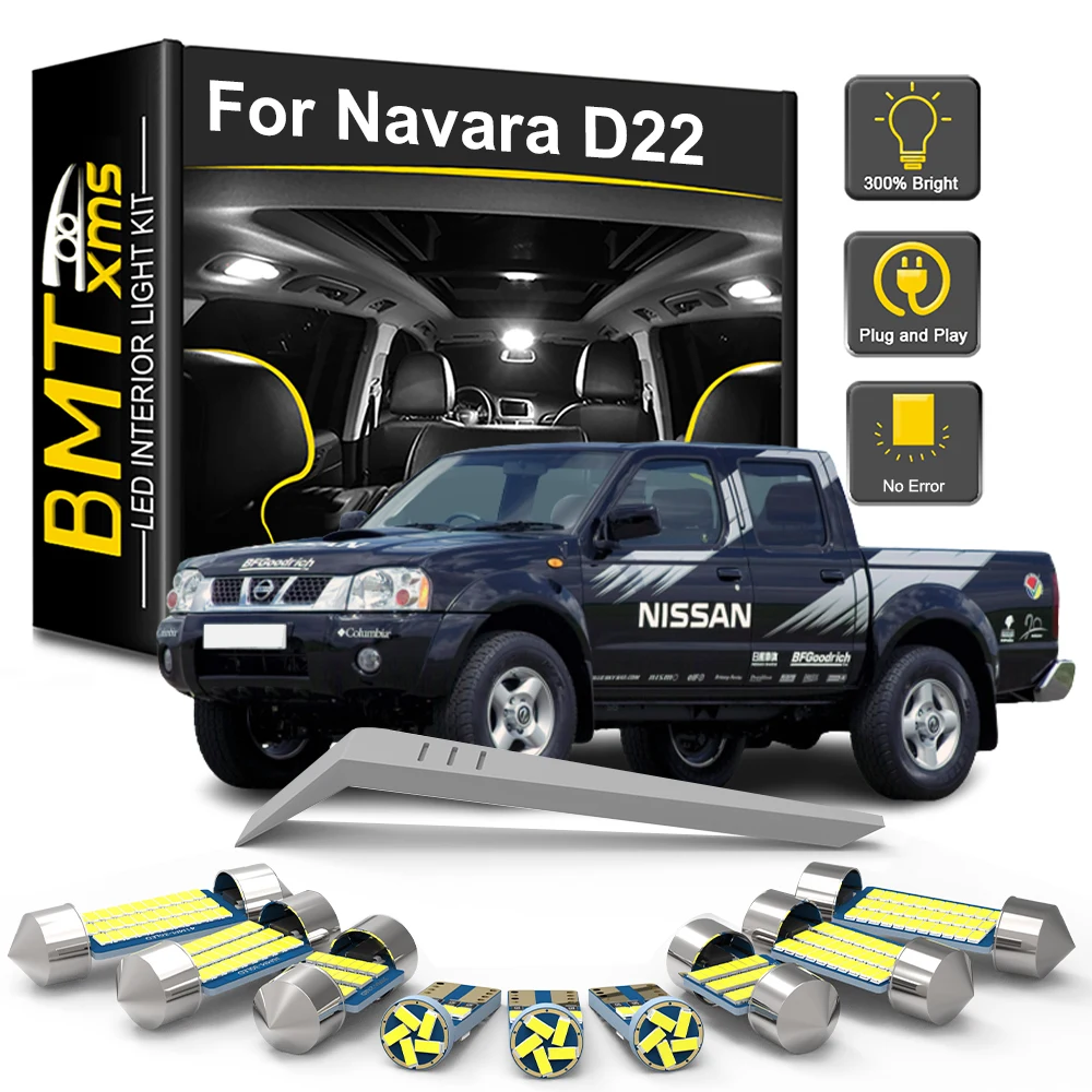 BMTxms 8Pcs Car LED Interior Light Bulb Kit For Nissan Navara D22 1997 ...
