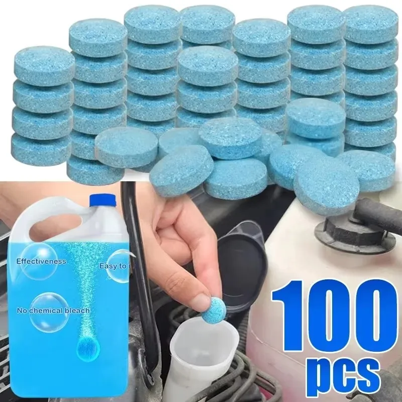 5-200pcs Concentrated Tablets Detergent Car Windshield Cleaning ...