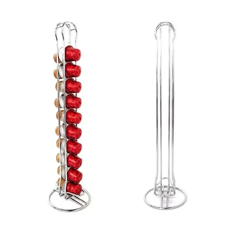 Suit-Nespresso-Coffee-Pods-Holder-20-Pod-Gold-Coffee-Capsules-Rotating ...