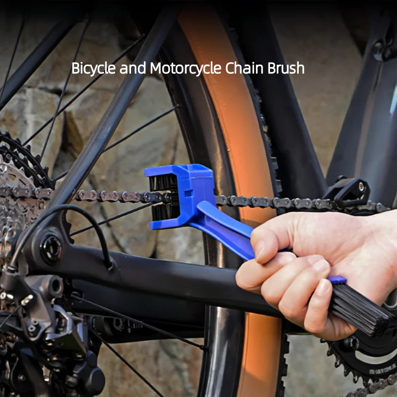 Professional Motorcycle Bike Chain Cleaner Kit - Heavy Duty 3-Sided ...