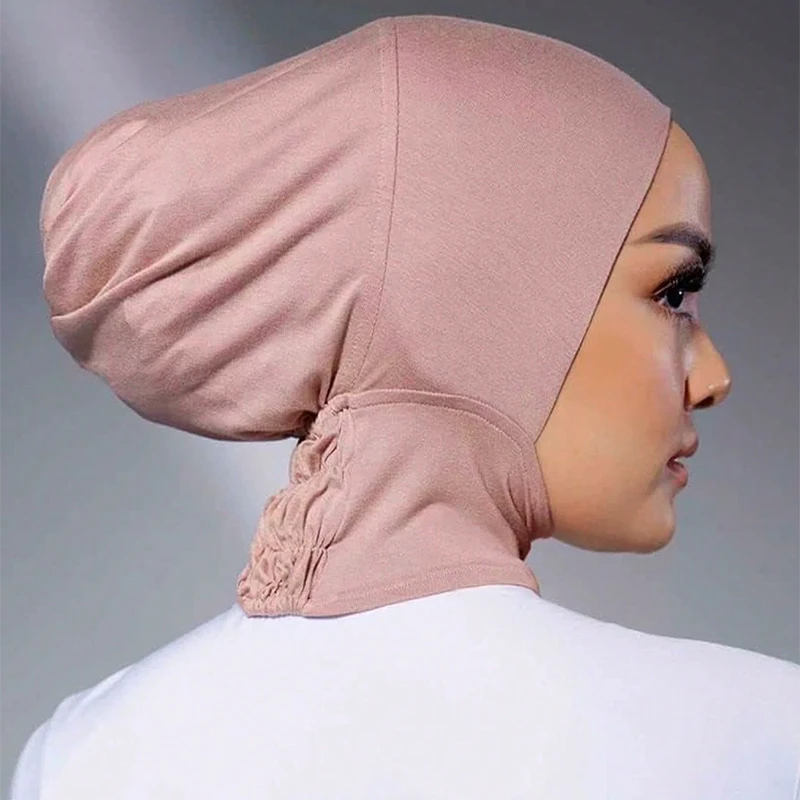 Fashion-Muslim-Hijab-Caps-Solid-Underscarf-Women-Veil-Modal-Cotton ...