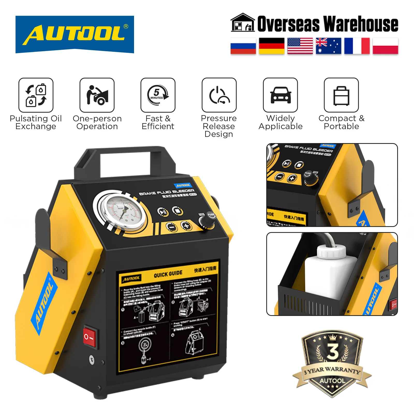 AUTOOL-AST612-Car-Brake-Oil-Filling-Changer-Extractor-Machine-Electric-Pulse-Vacuum-Transfer ...