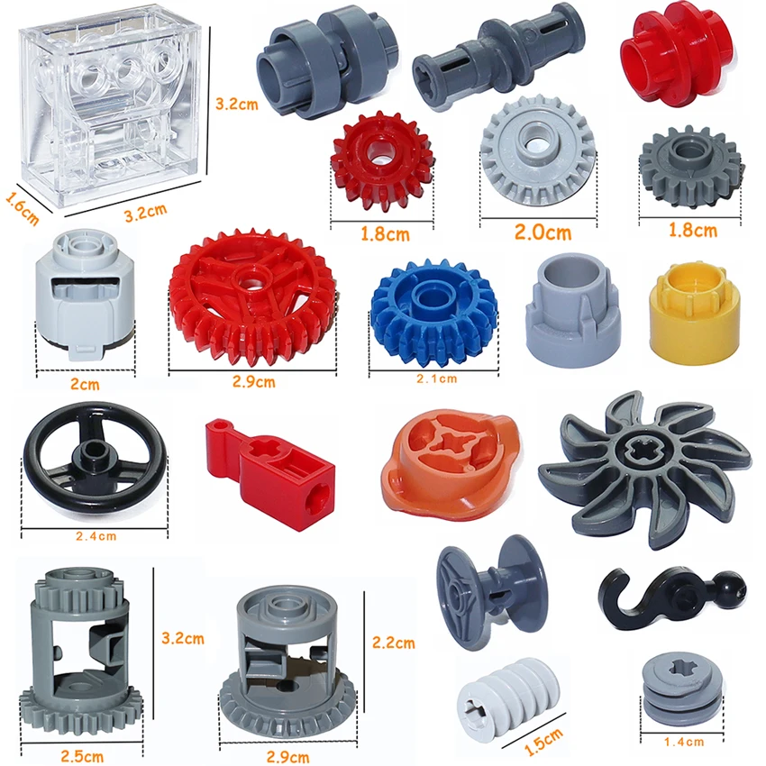 MOC-Bricks-Gear-Axle-Series-Gear-Rotating-Platform-Gear-Rack ...