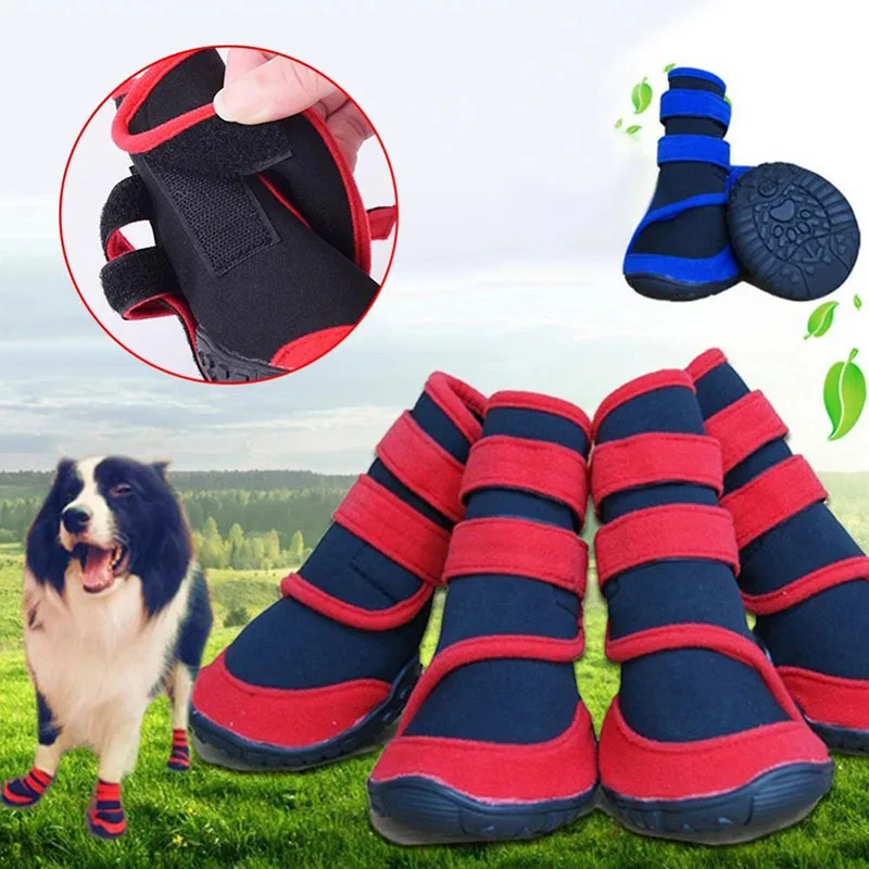 Pet-Dog-Shoes-Puppy-Waterproof-Anti-slip-Rain-Shoes-Winter-Warm-Dog ...