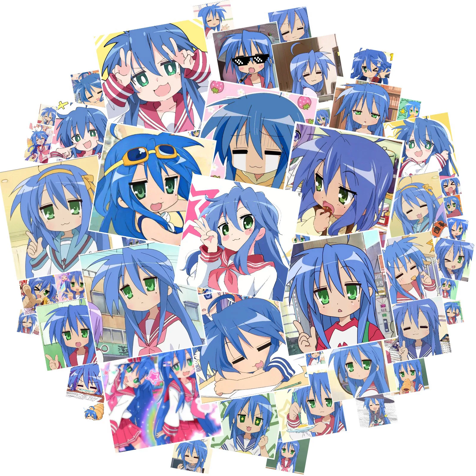 10-30-50PCS-Izumi-Konata-Stickers-Comic-Waterproof-Graffiti-Vinyl ...