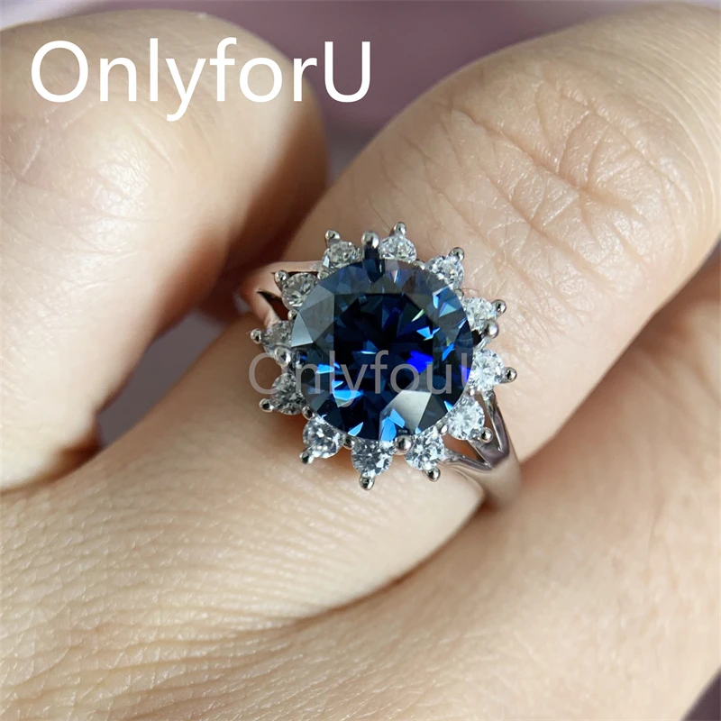 Royal Blue Diamond Rings