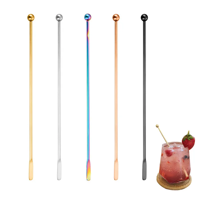 Stainless Steel Cocktail Drink Stirring Sticks - Stainless Steel ...
