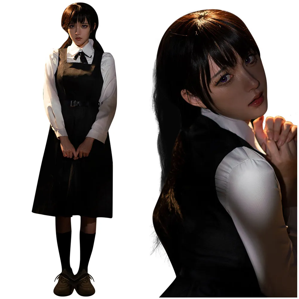 Chainsaw Man Mitaka Asa Cosplay Costume Uniform Dress Outfits Halloween ...