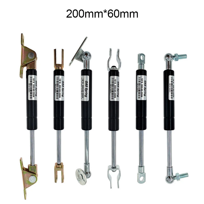 18*8 Rod 60mm Stroke Gas Spring 200mm Hole Center Distance 50n-500n/5kg ...