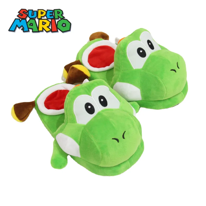 Super-Marios-Bros-Yoshi-Cosplay-Peluche-Slippers-Men-Women-Cartoon ...