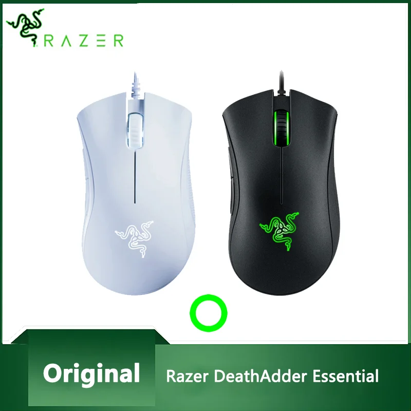 Original-Razer-DeathAdder-Essential-Wired-Gaming-Mouse-Mice-6400DPI ...