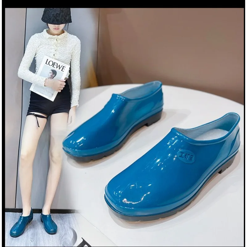 2024-Low-top-Rain-Boots-Water-Shoes-Rubber-Women-s-Non-slip-Waterproof ...
