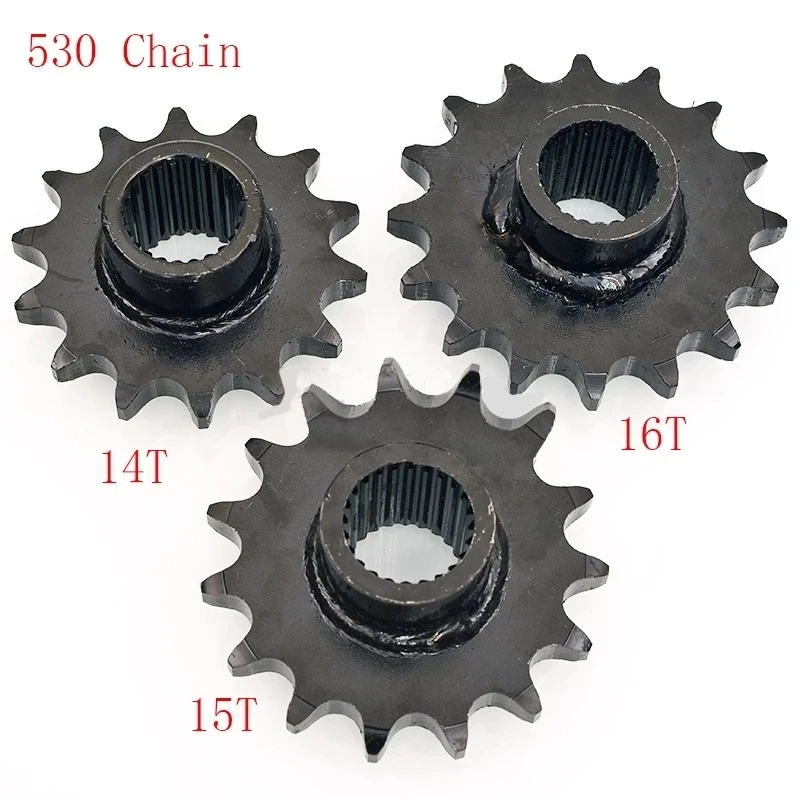 1PC-Front-530-Chain-Sprocket-Cog-24T-Gear-14T-15T-16T-Teeth-For-Gy6 ...