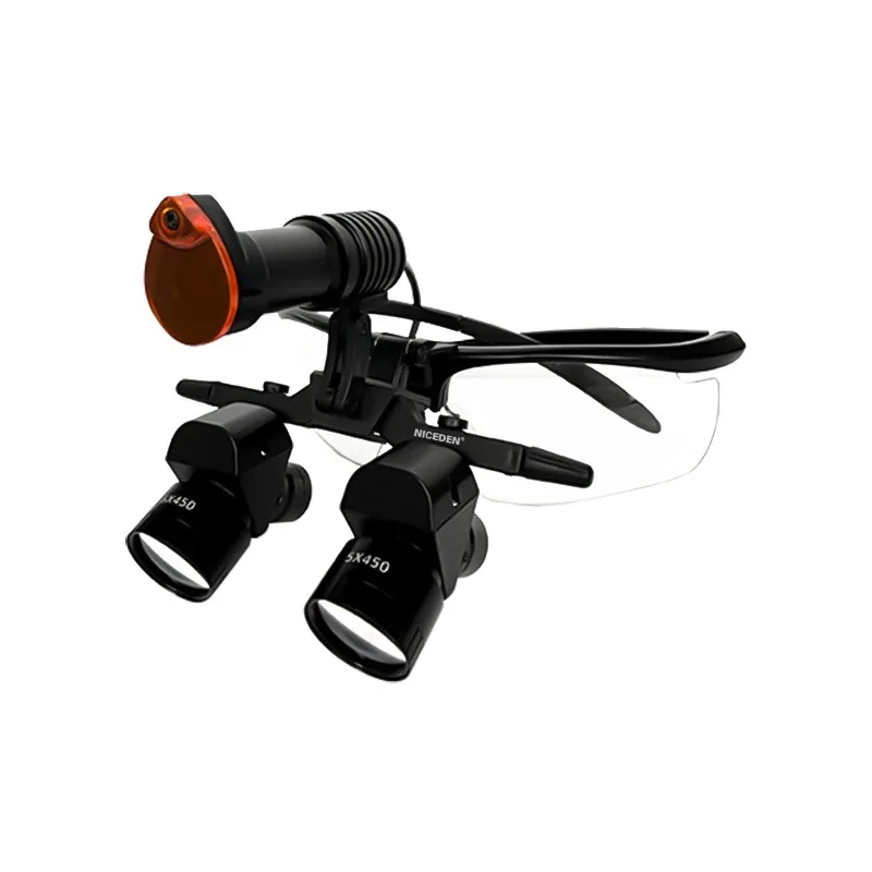 Zoom-4X-6X-300-600-mm-Dental-Loupes-Binocular-Medical-Magnifier-Pupil ...