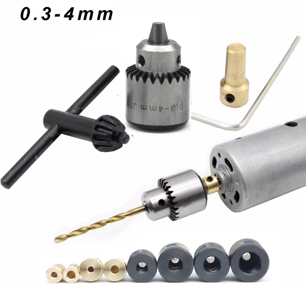 Electric-Drill-Grinding-Mini-Drill-Chuck-Key-Keyless-Drill-Chucks-0-3 ...