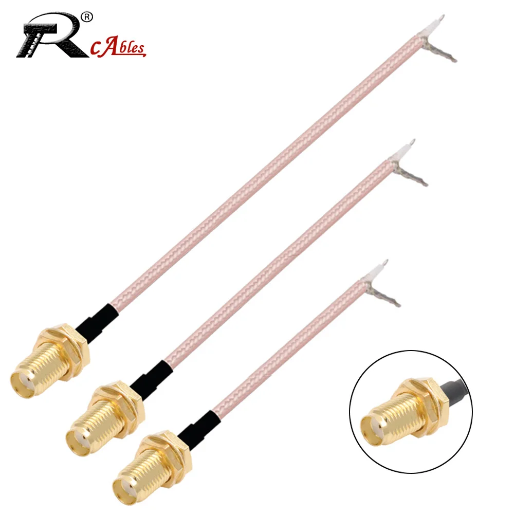 1pc-RF-Coaxial-RG316-Cable-SMA-Female-to-PCB-Solder-Pigtail-for-WIFI ...