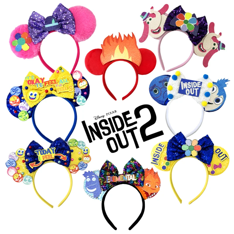 Inside-Out-2-Theme-Mickey-Mouse-Headband-Anime-Cartoon-Joy-Sadness ...