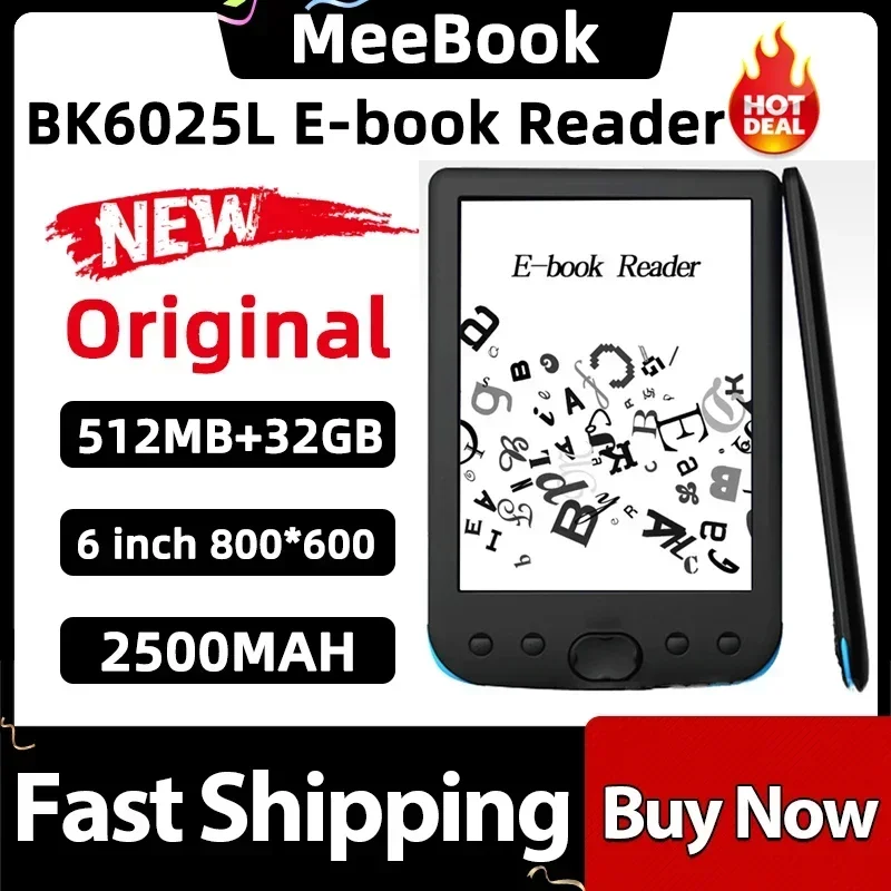 BK6025L-E-book-Reader-6-inch-Ink-Screen-Watch-Book-E-paper-Book ...