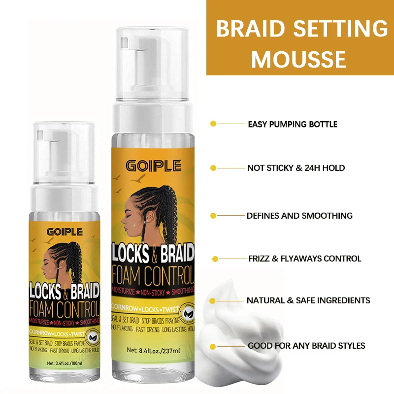Styling Foam, Twist Pomade, Anti-Frizz, Loc, and Braid Gel – Health And ...