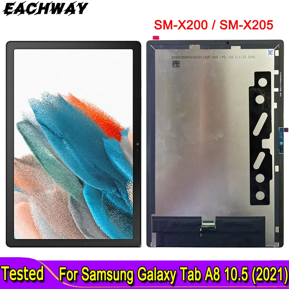 For-Samsung-Galaxy-Tab-A8-10-5-2021-SM-X200-Screen-LCD-Display-Touch ...