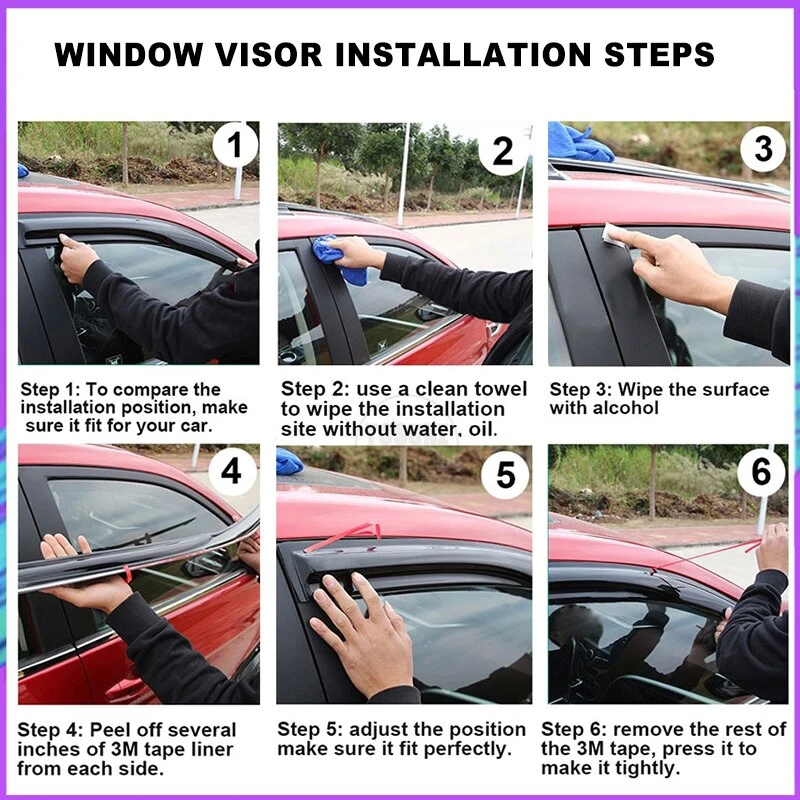Deflectors for Chery Omoda 5 C5 Fownix FX 2022 2023 2024 Auto Accessories Car Window Visors Rain Eyebrow Guards Wind Windscreens AliExpress