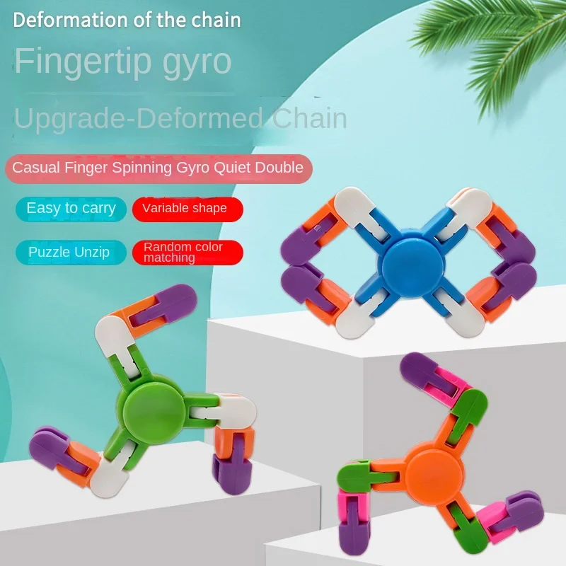 1pcs-Variety-Fingertip-Gyro-Chain-Gyro-Parent-child-Games-Four-link ...