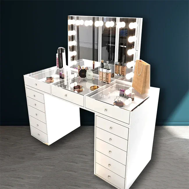 Multifunctional-Princess-Dressing-Table-Entryway-Dressing-Table-with ...