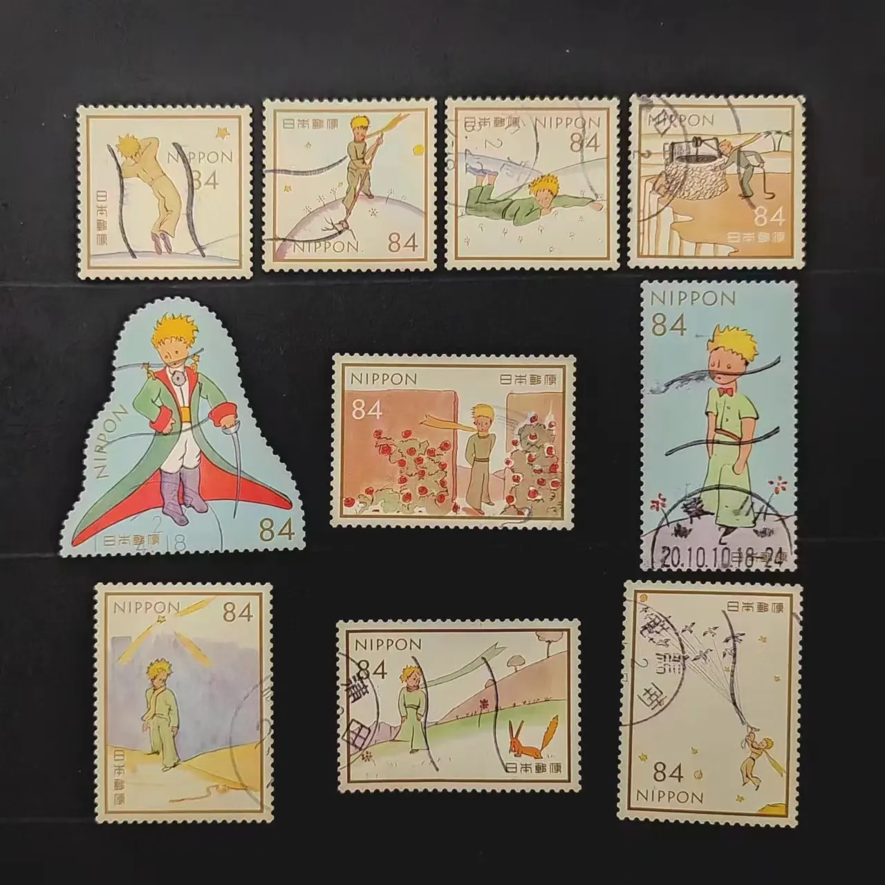 10Pcs/Set 2019 Japan Post Stamps Fairy Tale Happy Little Prince G239 ...