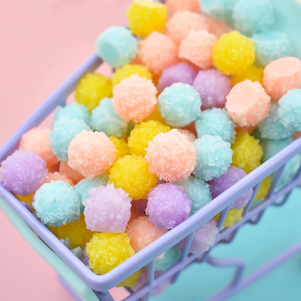 10PCS Mini Round Square น้ำตาล Candy Filler สำหรับ Clear/ปุยกล่องโคลน ...