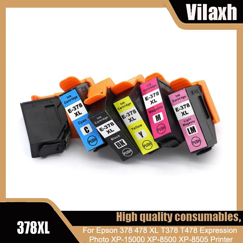 378 XL 378XL T378XL T378 Ink Cartridge Compatible for Epson XP-8500 XP ...
