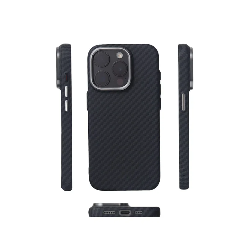 New Magnetic Black Case for iPhone 17 16 15 Pro Max for MagSafe Hard PC ...