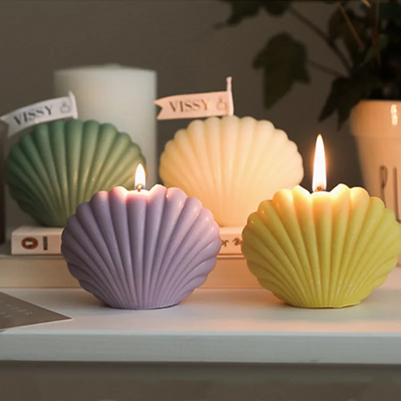 3D-Ocean-Shell-Candle-Silicone-Mold-DIY-Aromatherapy-Candle-Gypsum ...