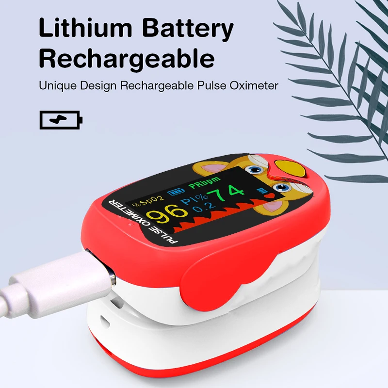 USB-Finger-Blood-Oxygen-Monitor-for-Children-Pulse-Oximeter-OLED ...
