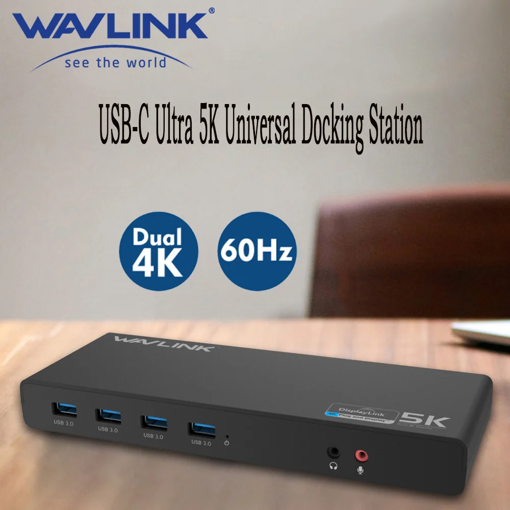 Wavlink-Usb-C-Docking-Station-3-0-Hdmi-Dual-4K-Ultra-5K-Extensor ...