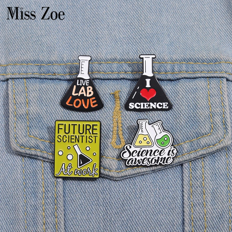 Science-Experiment-Enamel-Pins-Custom-Science-is-Awesome-I-LOVE-SCIENCE ...