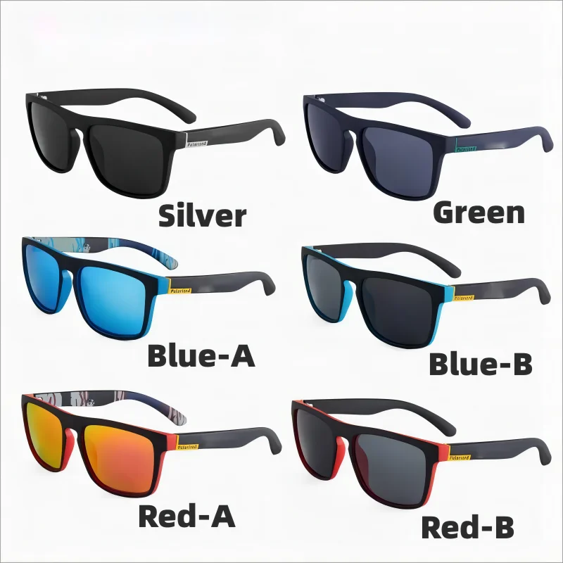 남녀공용 편광 안경 야외 스포츠 하이킹 클래식 사이클링 낚시 선글라스 UV400 6 가지 색상 신제품 - 티몬
