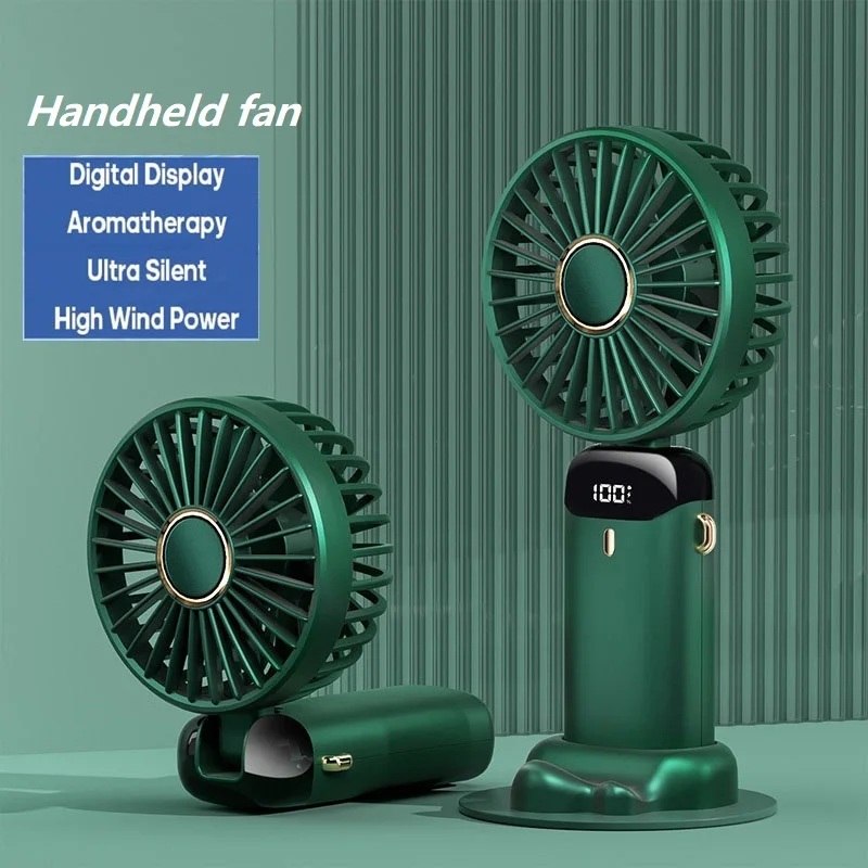 New-USB-Hand-Fan-Mini-portable-Charging-Neck-Hanging-Fans-5-Speed-Fan ...