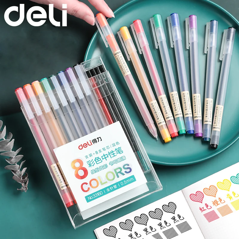 Color Gel Pens Soft and Non dizzy Grip Comfortable For Girls Boys ...