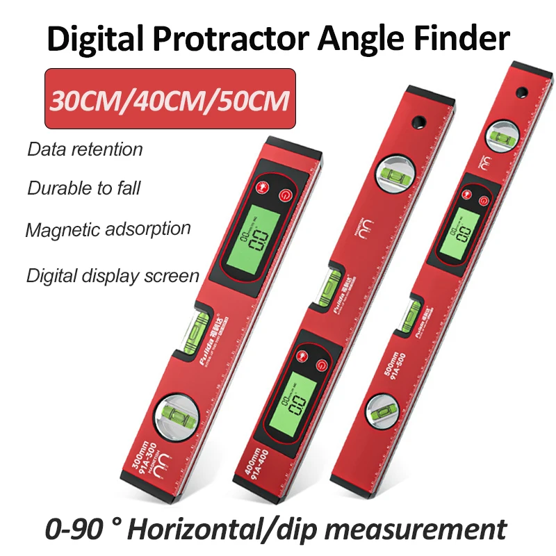 Digital-Protractor-Angle-Finder-Inclinometer-Spirit-level-Bubble ...