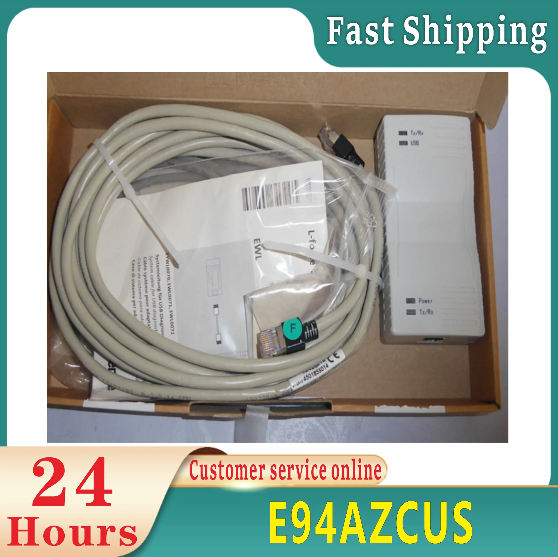 Adaptador de diagnóstico E94AZCUS Original, EWL0070, Cable de descarga ...