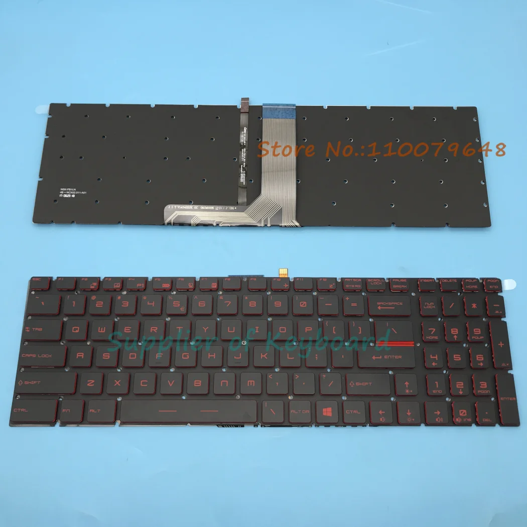 NEW English/Russian/French/Portuguese Keyboard For MSI GL63 8RC 8RD ...